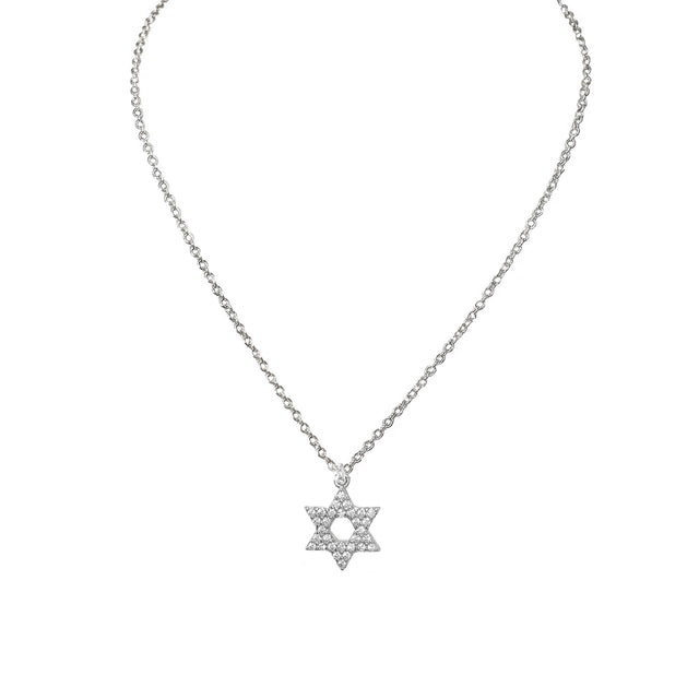 Laurie Star of David CZ Necklace | Dainty Jewish Necklace